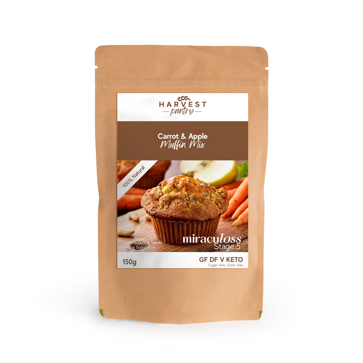 Harvest Pantry - Carrot & Apple Muffin Mix (150g) – Mana Natural Health